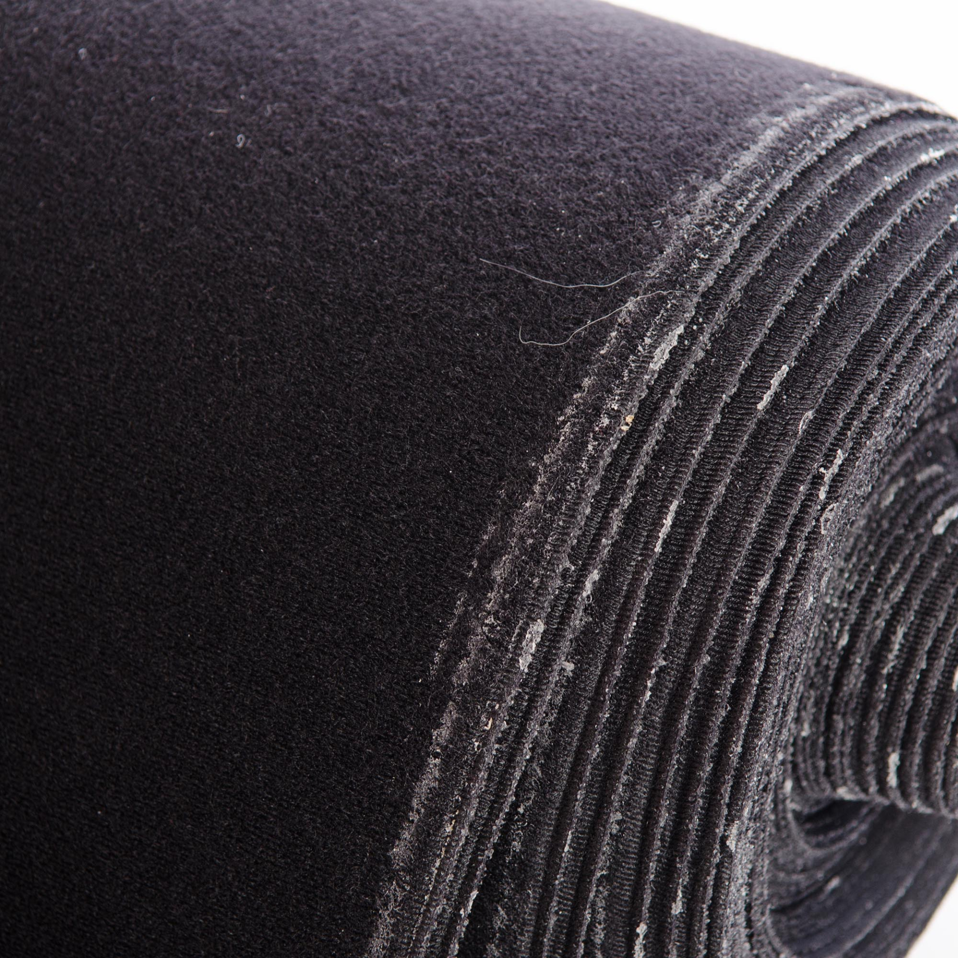 1400mm VELCRO Brand Velour LOOP BLACK by the metre